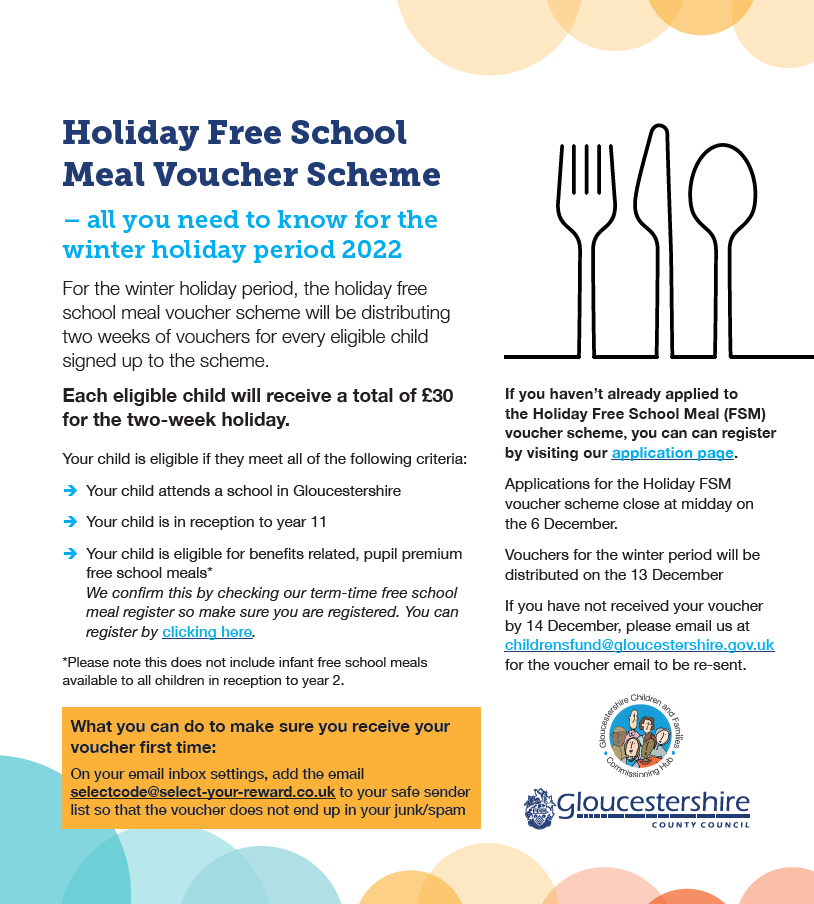 Balcarras School Free School Meals Holiday Vouchers Balcarras School Free School Meals Holiday Vouchers