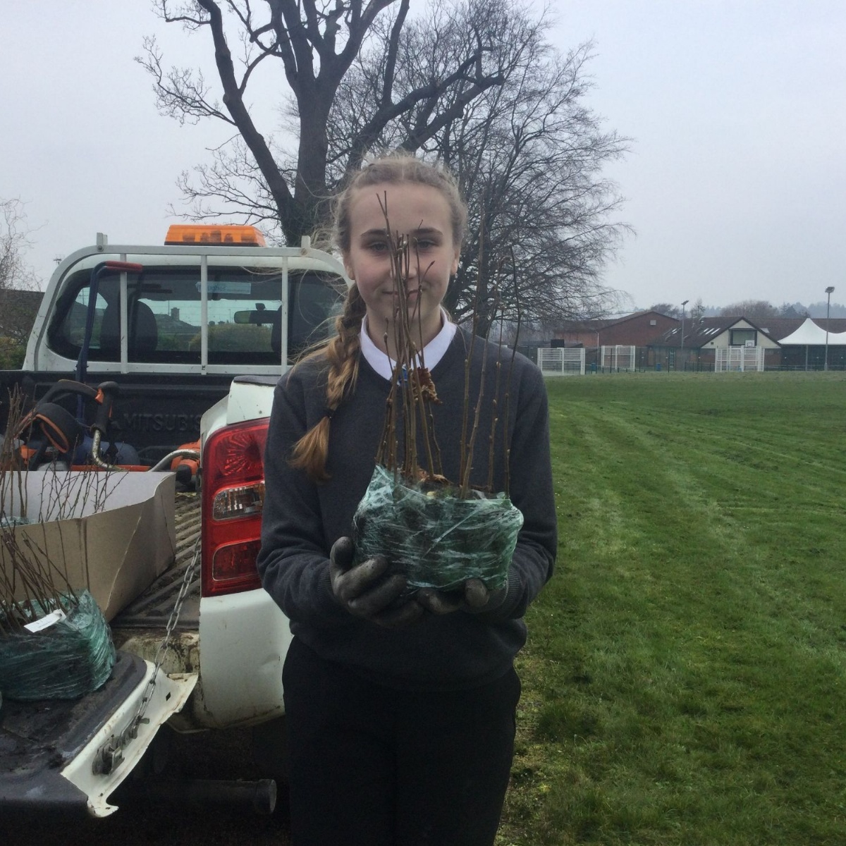 Balcarras School - Tree planting