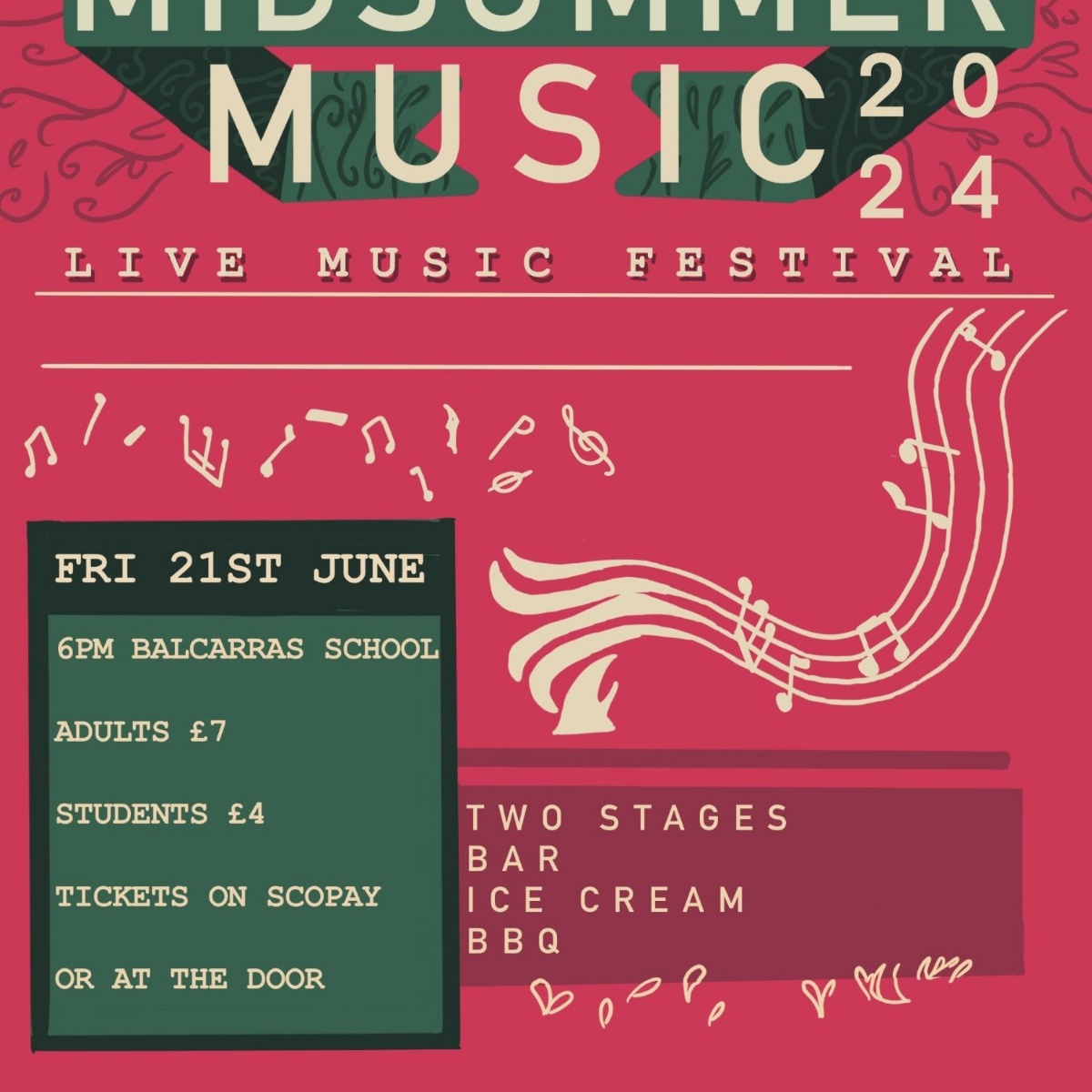 Balcarras School - Friday 21st June - Midsummer Music