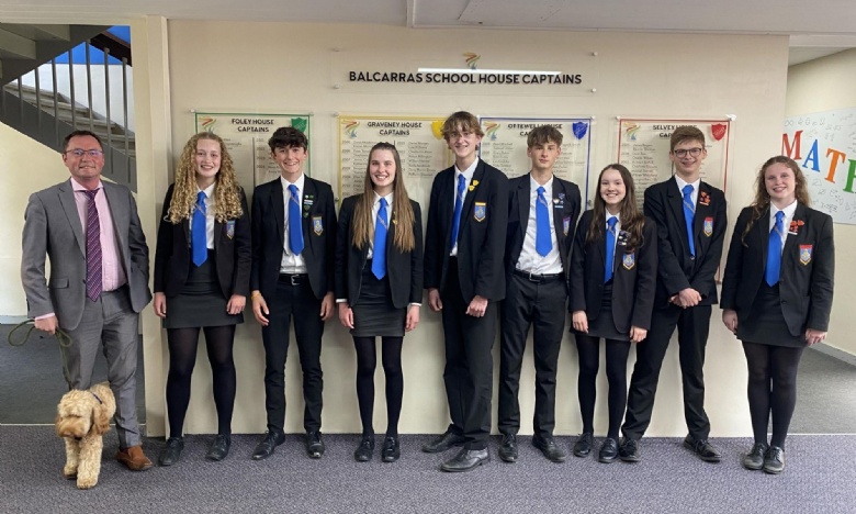 Balcarras School - NEW HOUSE CAPTAINS OFFICALLY UNVEILED