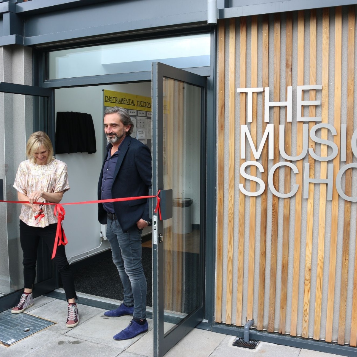 Balcarras School - Jo Whiley opens new Music block