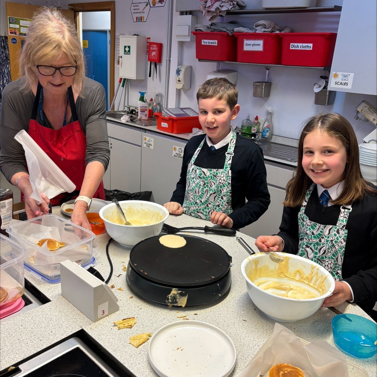 Balcarras School - Welsh cakes for St Davids Day