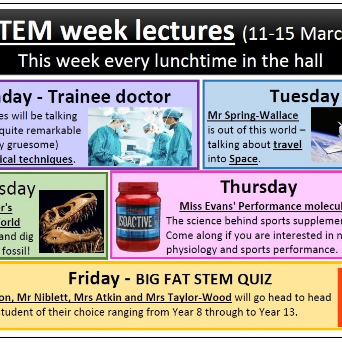 Balcarras School - STEM week activities