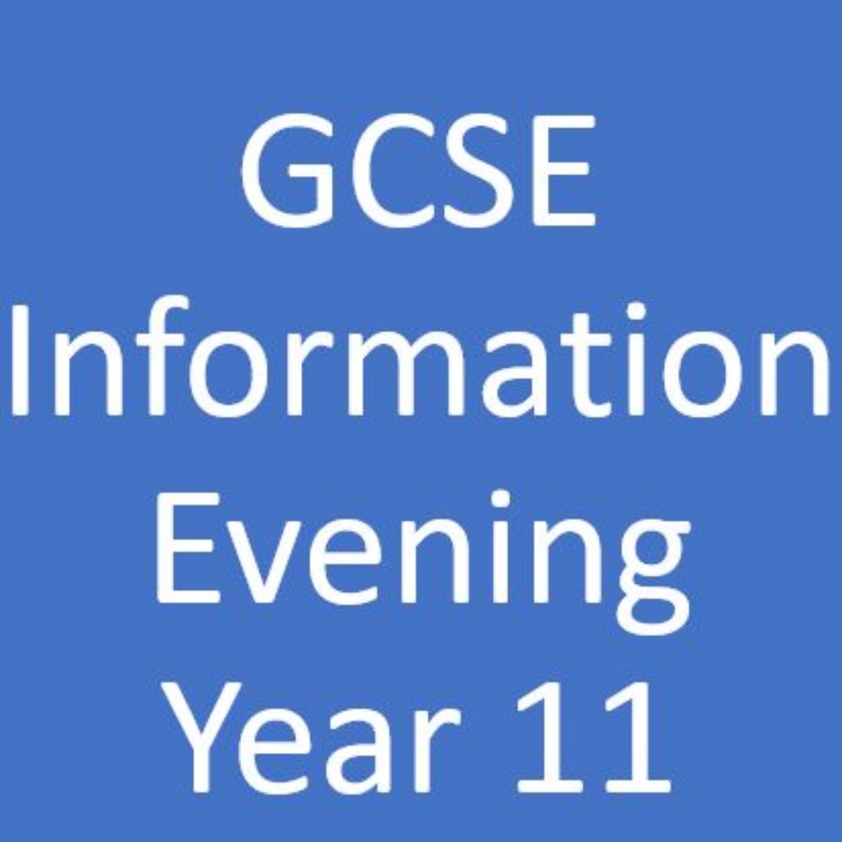 Balcarras School - Year 11 GCSE Information Evening
