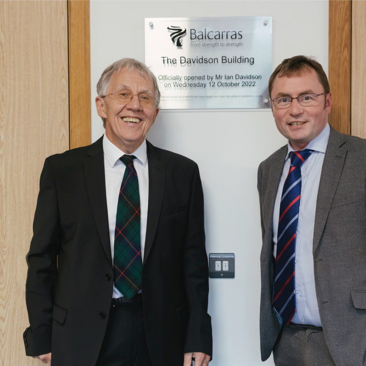 Balcarras School - Davidson Building Officially Opened by Ian Davidson