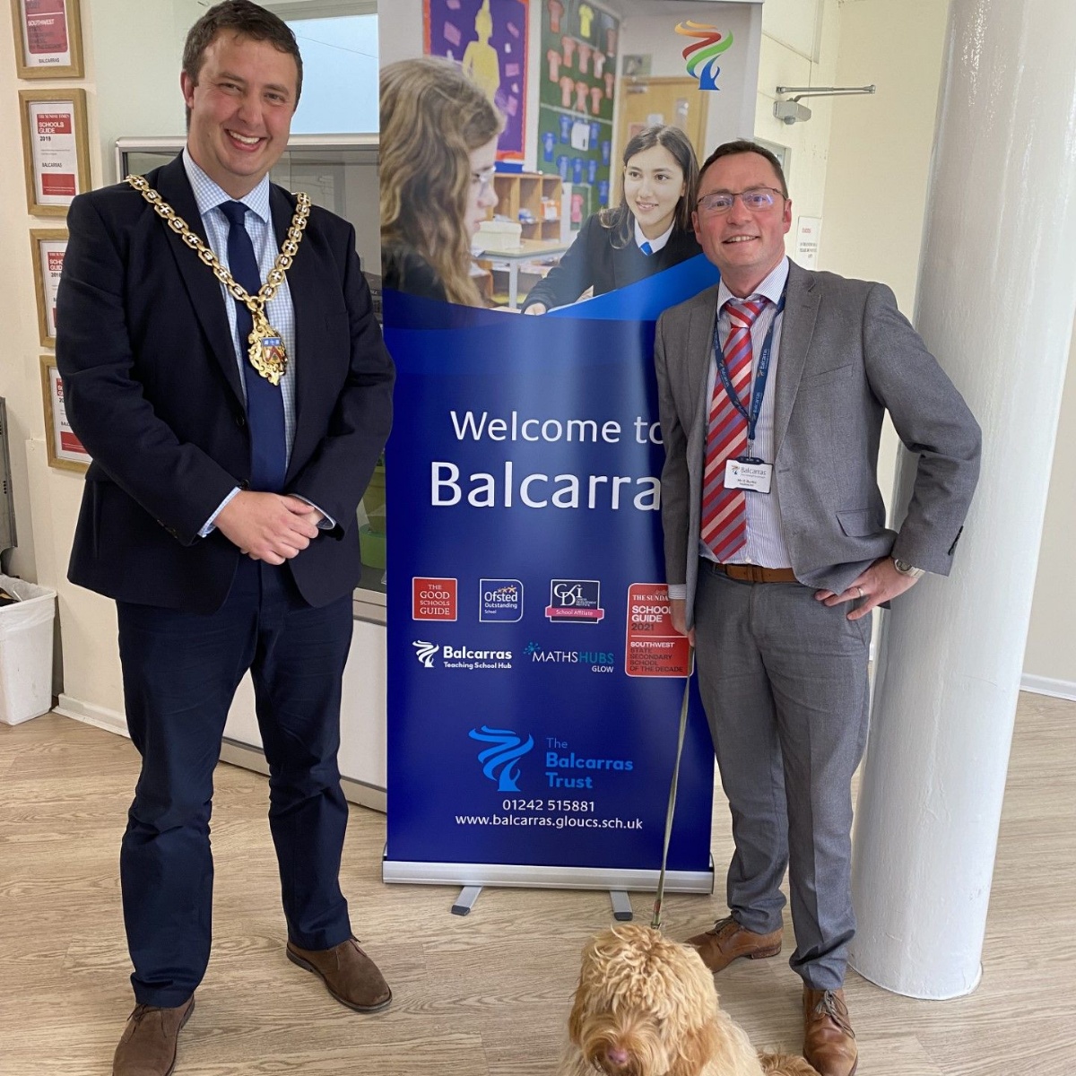 Balcarras School - The Mayor of Cheltenham, Councillor Matt Babbage ...